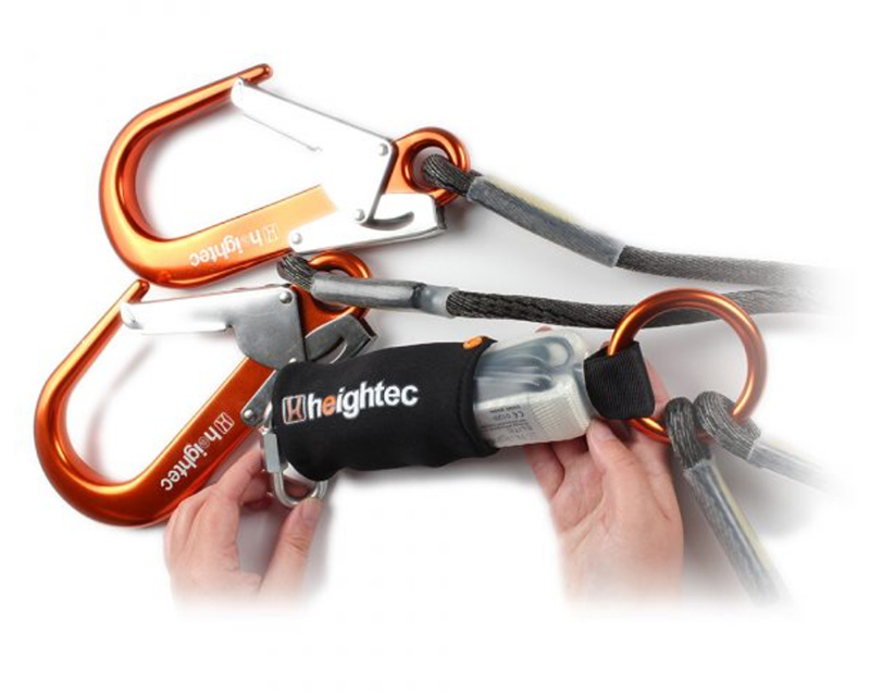 Heightec ELITE twin lanyard – oval scaffold hook - Rescue & Evacuation
